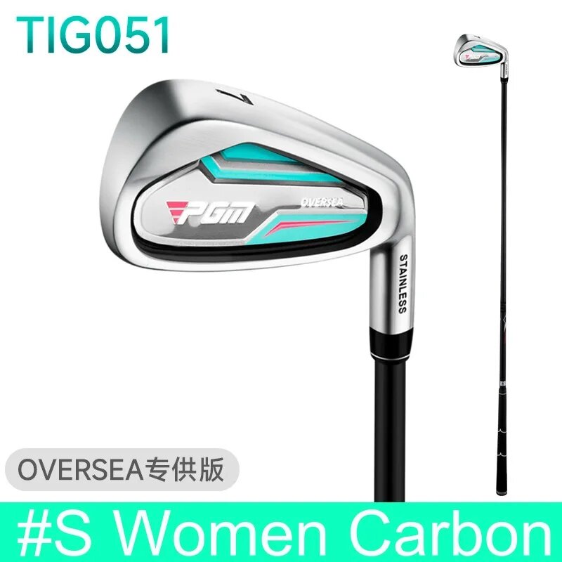Женские клюшки для гольфа PGM OVERSEA #5/6/7/8/9/P/S Women Carbon S IRONS