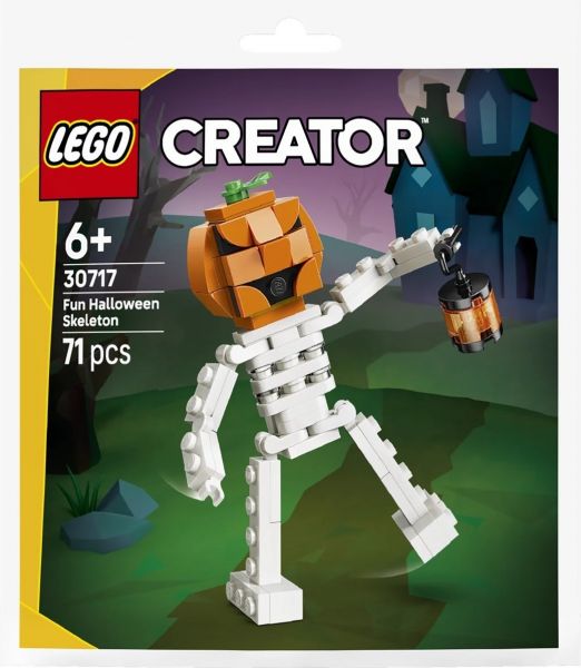 Lego 30717 Creator Забавный скелет на Хэллоуин