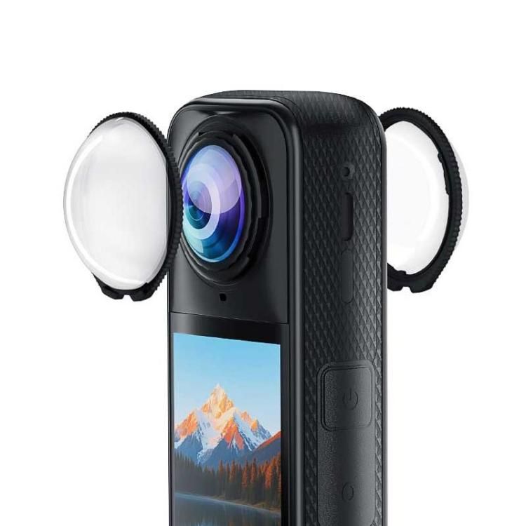 Для Insta360 X5 PULUZ Rotation PC Lens Guard Защитная крышка (прозрачная)