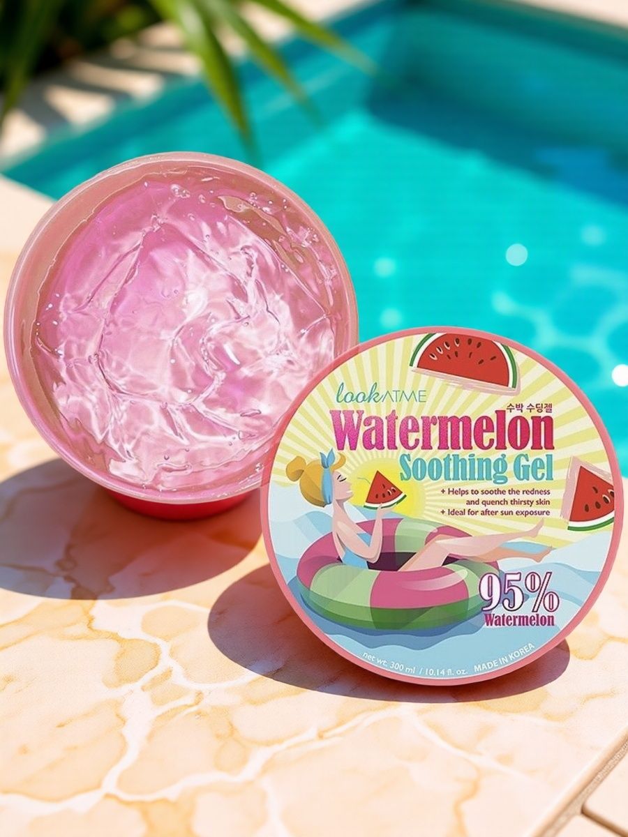 LOOK AT ME Гель увлажняющий Арбуз (Watermelon Soothing Gel) 300 мл