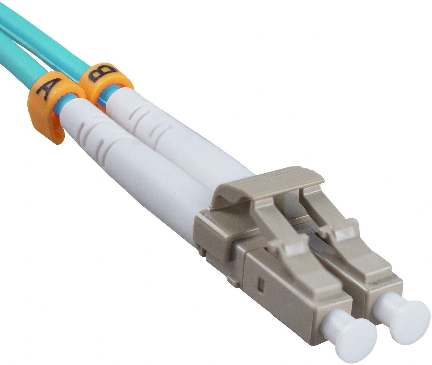Cabeus FOP-50-LC-LC-2m Шнур оптический duplex LC-LC 50/125mm OM3 2м LSZH