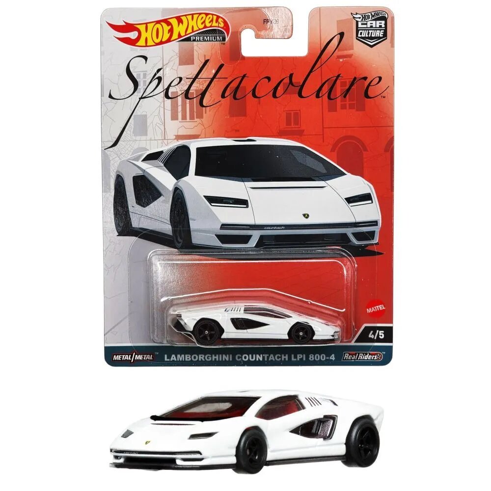Машинка коллекционная Mattel Hot Wheels Premium Car Culture: FPY86 Lamborghini Countach LPI 800-4