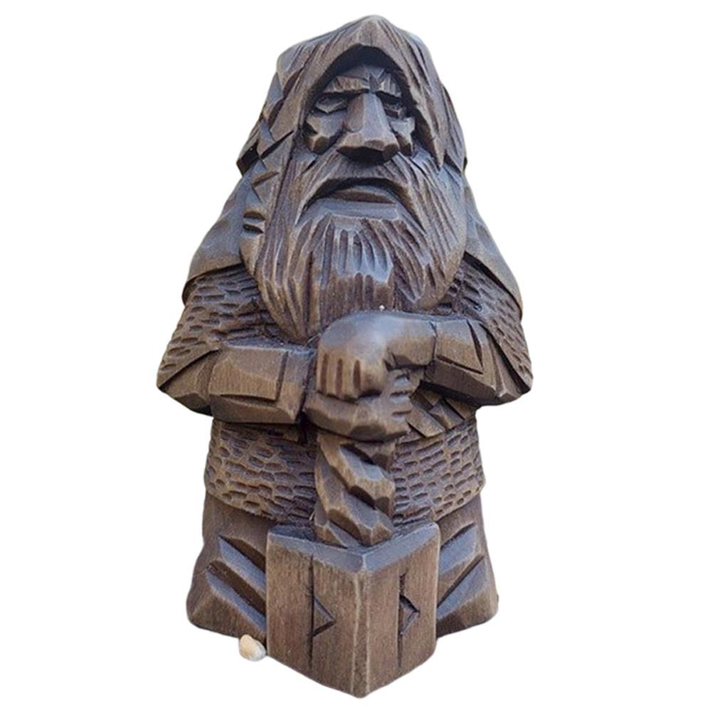 Статуэтка Odin Thor из смолы, викинг с копьем, для декорирования сада, высокая искусная работа