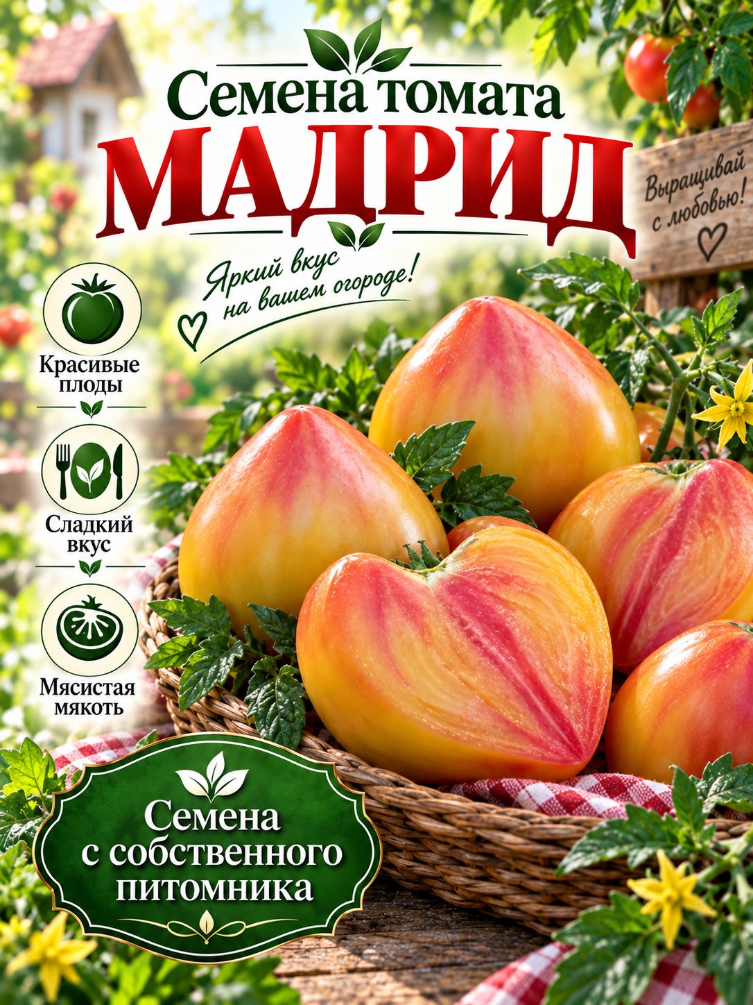 Семена томата Мадрид