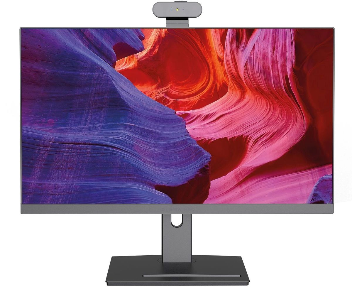 Моноблок Digma Pro Vision 23.8" Full HD i5 1235U (1.3) 16Gb SSD512Gb UHDG CR Windows 11 Pro Eth WiFi BT 90W клавиатура мышь Cam черный 1920x1080