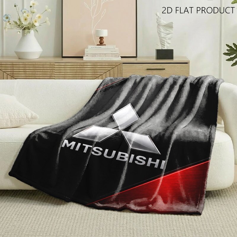 Mitsubishi плед из флиса с кашемиром