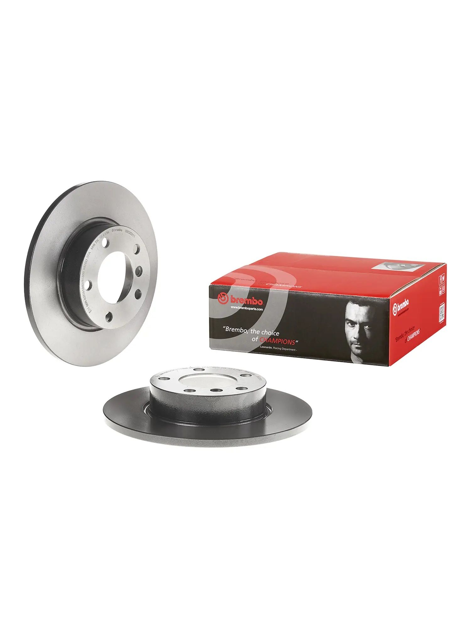 Диск тормозной сплошной передний BREMBO (08.5359.11) Prime UV Coated