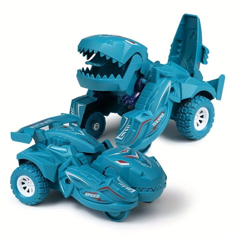 Игрушечный автомобиль-динозавр 2-в-1 DUTRIEUX Голубой, Light Blue