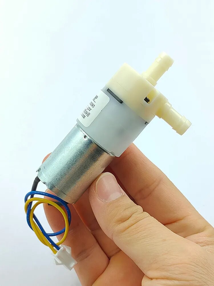 JSB2438 мини 370 моторный водяной насос DC 12B 18B 24B микро Диафрагмный самовсасывающий насос