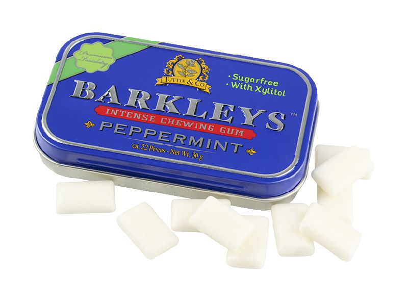 Жевательная резинка BARKLEYS Intense PEPPERMINT 30г