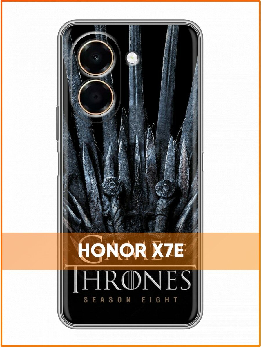 Чехол для Honor X7e с принтом Игры Престолов (Хонор Х7е)