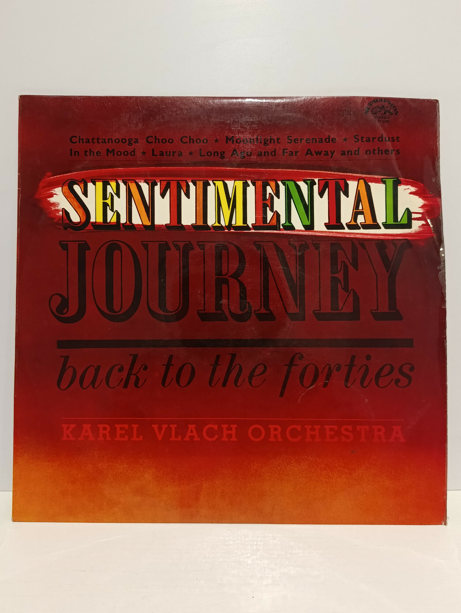 Пластинка виниловая винтажная, СССР. Karel Vlach Orchestra, альбом Sentimental Journey