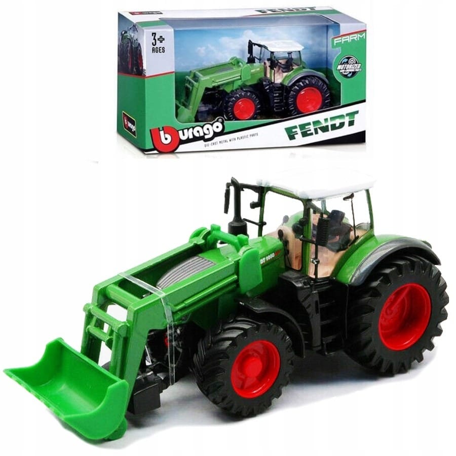 Игрушечная машинка Bburago Farm Tractor New Holland T7.315, синий, 18 см