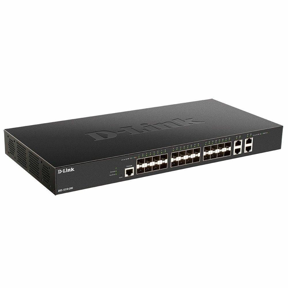 Коммутатор D-Link DXS-1210-28S DXS-1210-28S/A1A 4x10G 24SFP+ настраиваемый