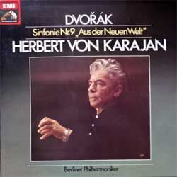 Винил LP DVORAK, VON JARAJAN, BERLINER PHILHARMONIKER 'Sinfonie Nr.9 'Aus der Neuen Welt' (1977 RI German press, QUADRO, Sonderauflage, F 667 711, ex-/ex)