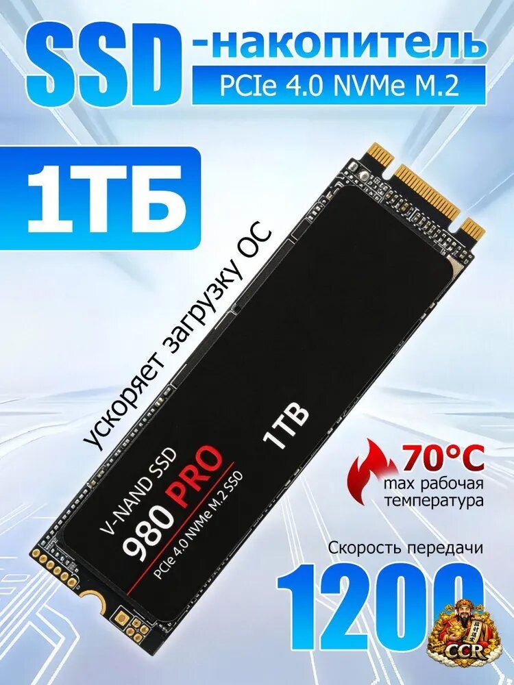 1 ТБ Внутренний SSD-диск , M.2 (M.2 PCI-E 3.0 NGFF-2280)