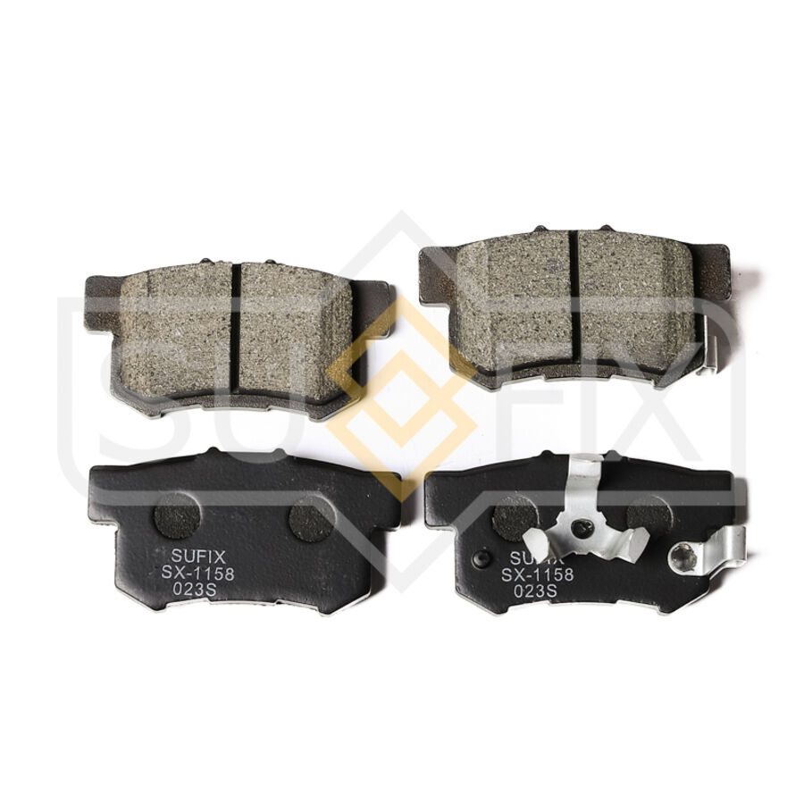 Колодки Тормозные Задние Honda Accord Vii 2.0 03> / Viii 2.0-2.4 08> / Cr-V Ii 2.0-2.2D 02-06 / Iv 2.0 12> / Fr-V 1.7-2. (SUFIX SX-1158)
