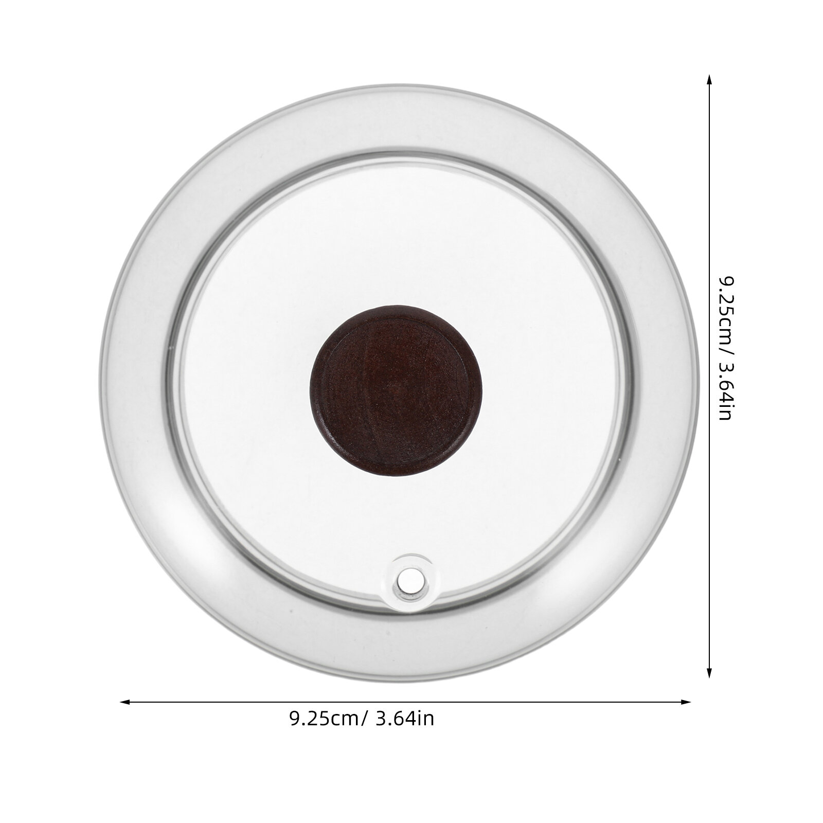 Замена стеклянной крышки для чайника с элегантным дизайном, 9.25x9.25x4.40 см