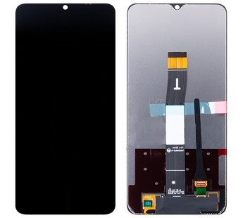 Дисплей для Xiaomi Redmi 12C/Poco C55 (22120RN86G) в сборе Черный - OR + набор инструментов и клей