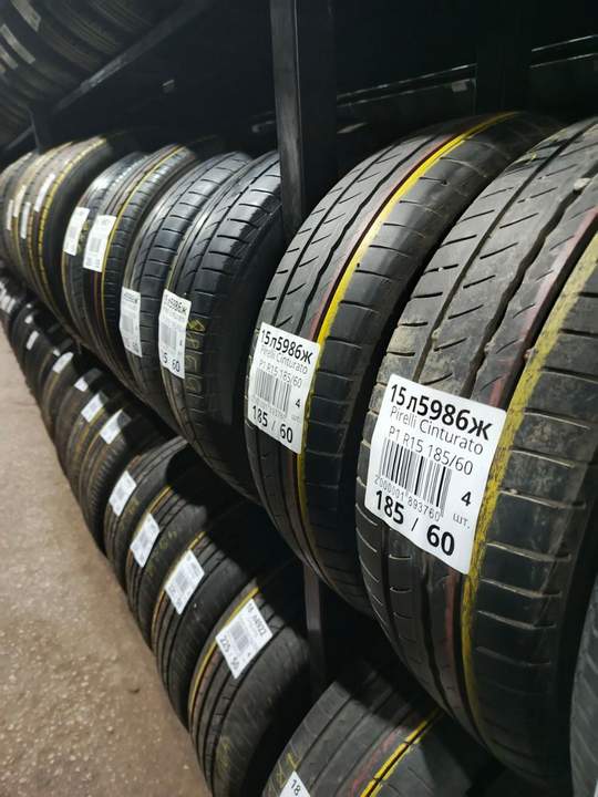 Летние шины Pirelli Cinturato P1 185/60 R15 40% износ