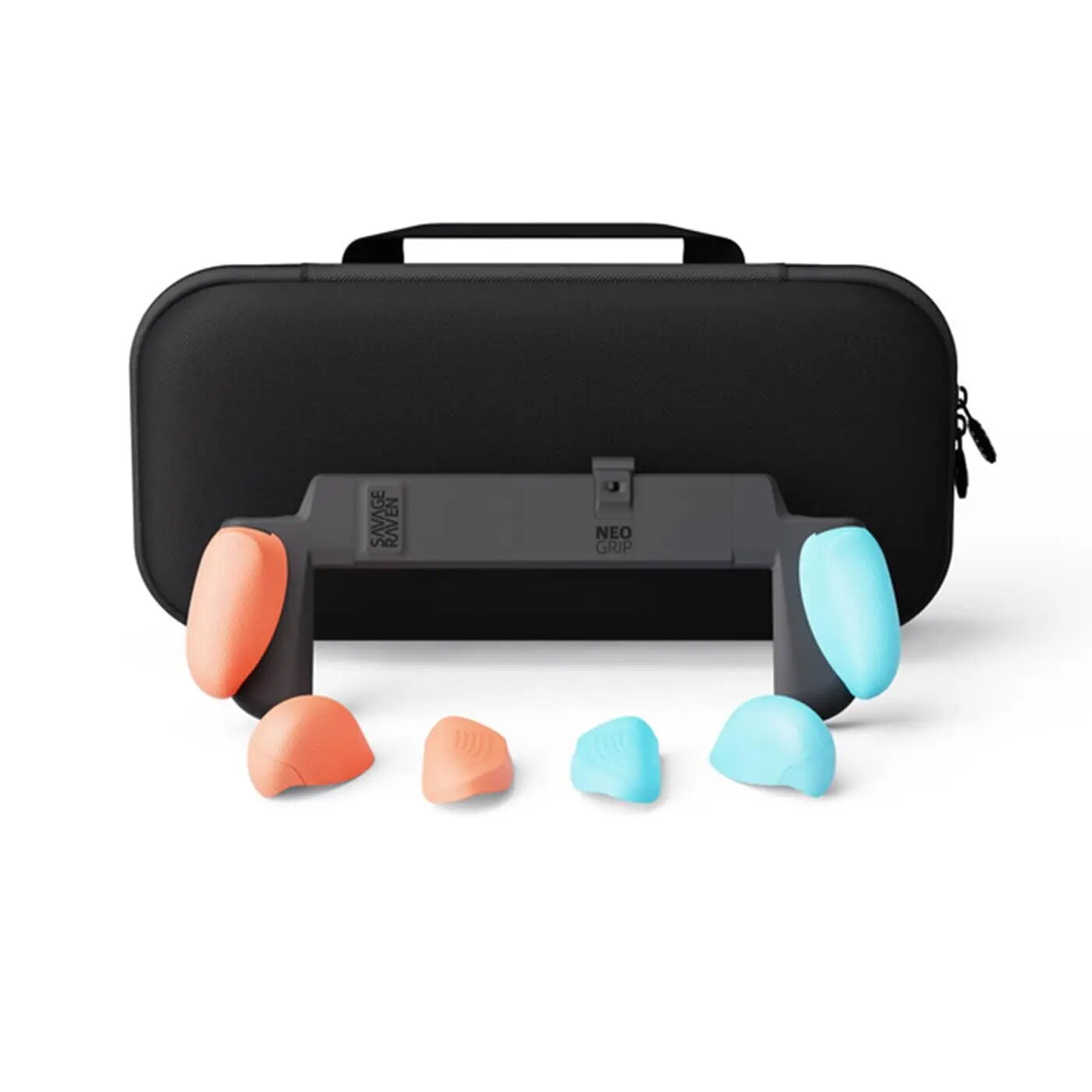 Savage Raven NeoGrip чехол для Nintendo Switch 2 Neon Red Blue Set