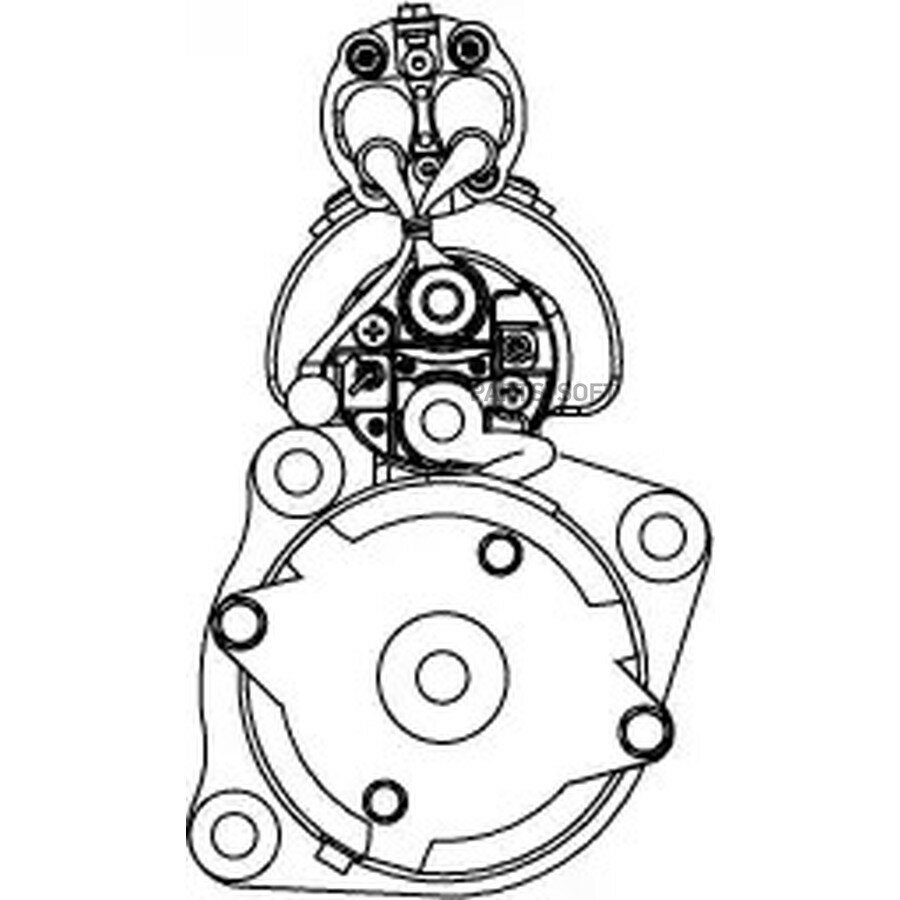 Стартер 24V / 6,0kW, CUMMINS, КАМАЗ (аналог 4929600, 3968130, 4948058, 4983774) от официального дистрибьютора, PRESTOLITE-ELECTRIC, артикул M93R3002SE