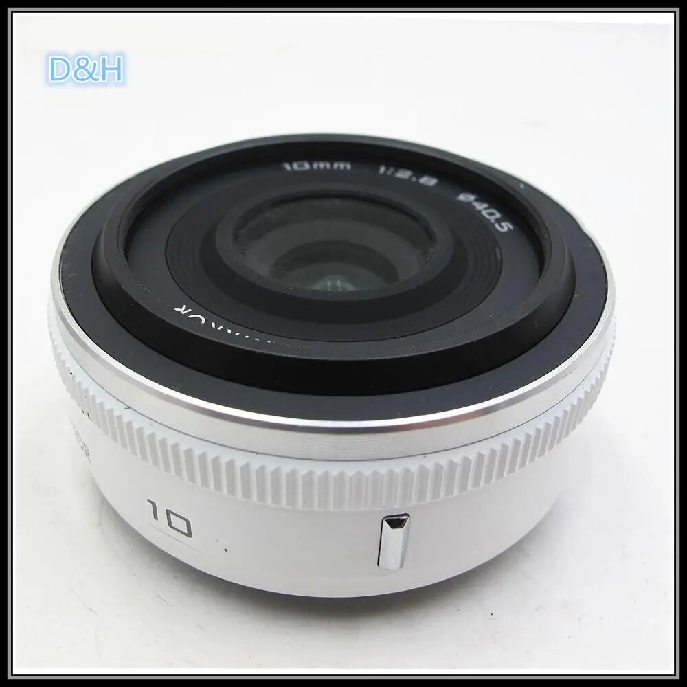 95% новый объектив 10 мм. Оригинальный объектив для Nikon 1, для объектива NIKKOR 10 мм F/2.8. Подходит для моделей J1, J2, J3, J4, J5, V1, V2, V3.