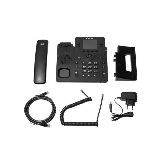Флат-про Flat-Phone-B6/RU IP-телефон (6 SIP-аккаунтов, 2 порта 1 Гбит/с) — фото 1