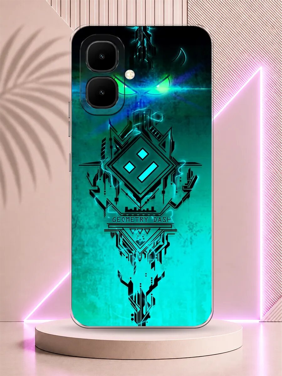 Чехол на Infinix Smart 10 Geometry Dash