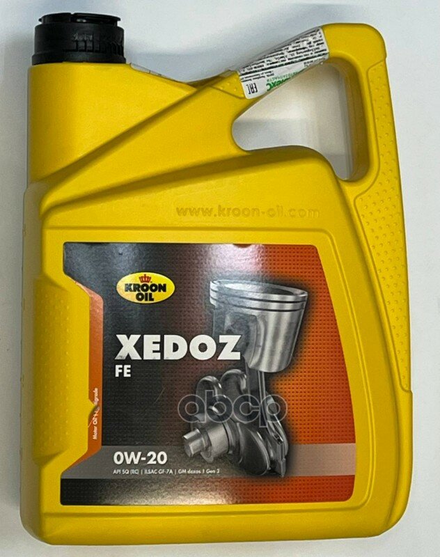 Масло моторное Xedoz FE 0W-20 5L ( 36779) KROON OIL арт. 36779