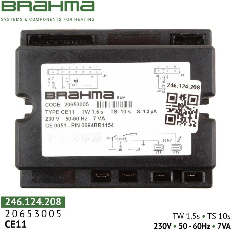 Блок управления горением Brahma CE11 20653005