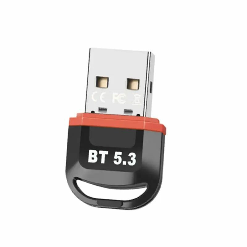 Блютуз адаптер для компьютера. USB адаптер Bluetooth 5.3, усиление сигнала до 20 метров.
