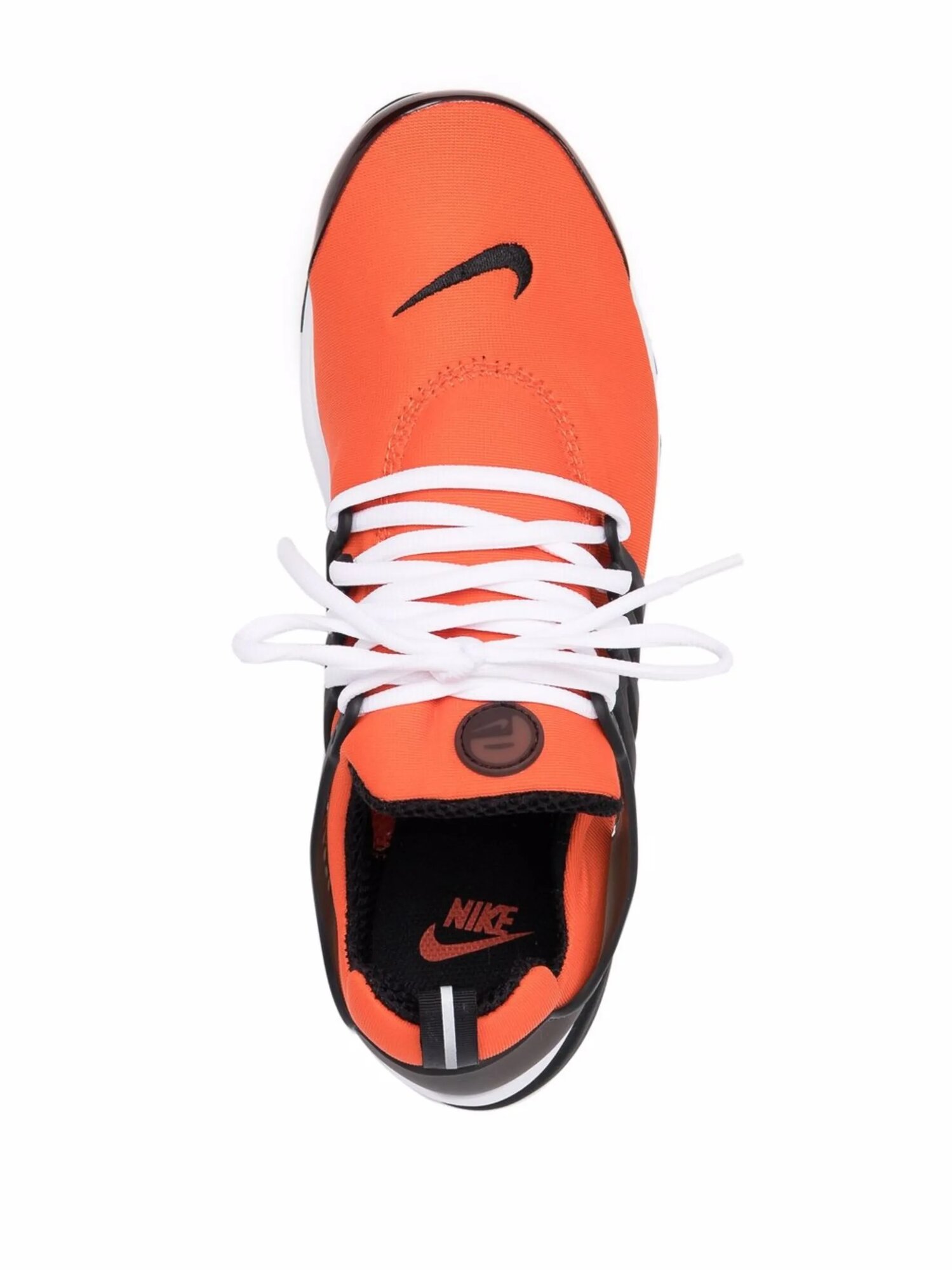 Кроссовки NIKE Air Presto, размер 13 US, черный/серый/оранжевый — фото 1