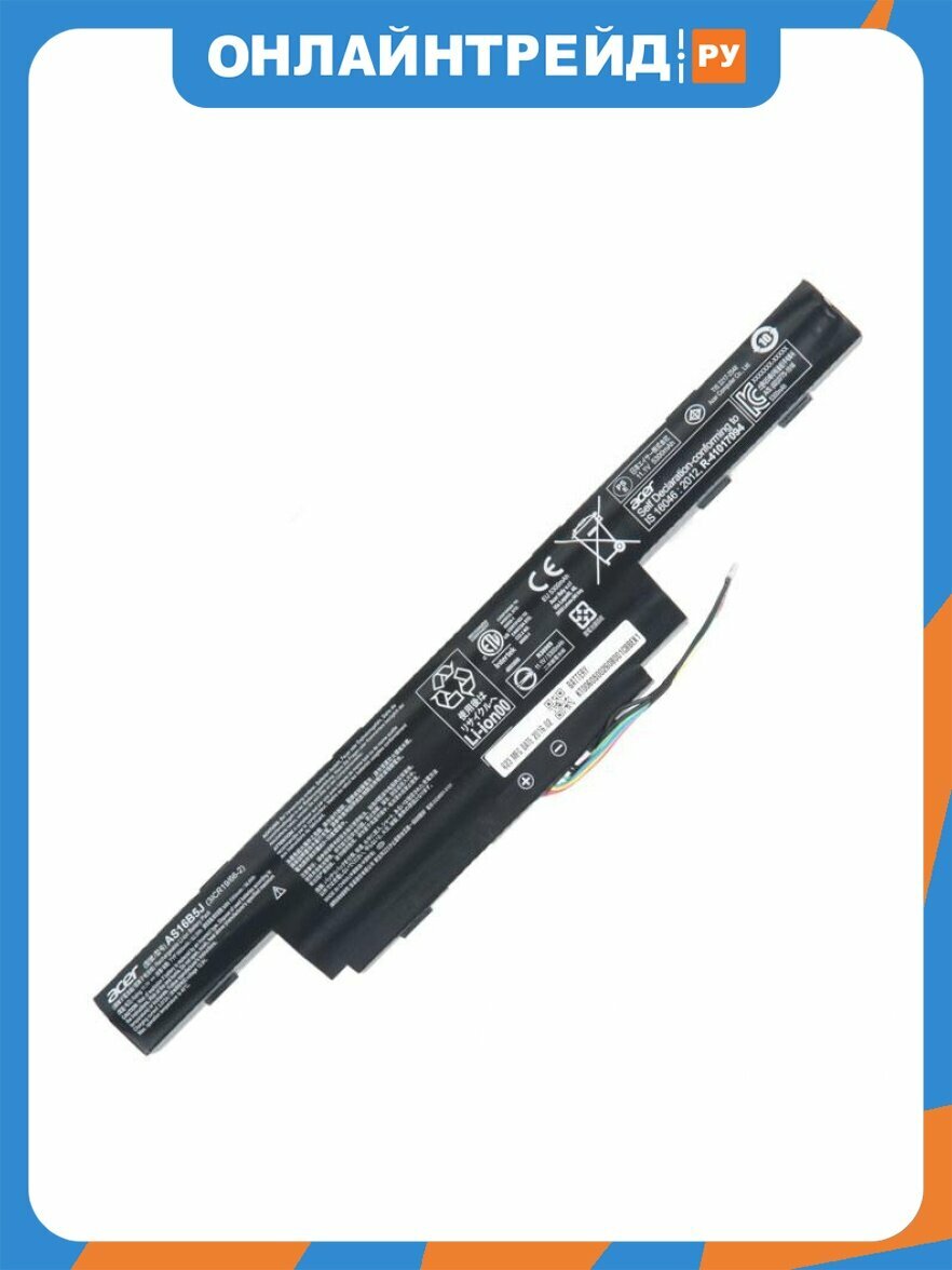 Аккумулятор для ноутбука Rocknparts для Acer E5-575G, 10.95-11.1V, 5600mAh 606028