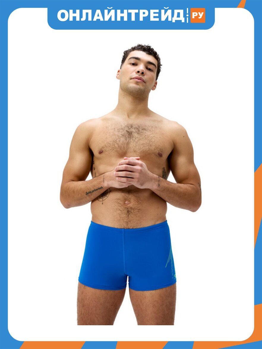 Плавки-шорты Speedo Hyperboom Placement, 8-00301118661, синий, размер 50