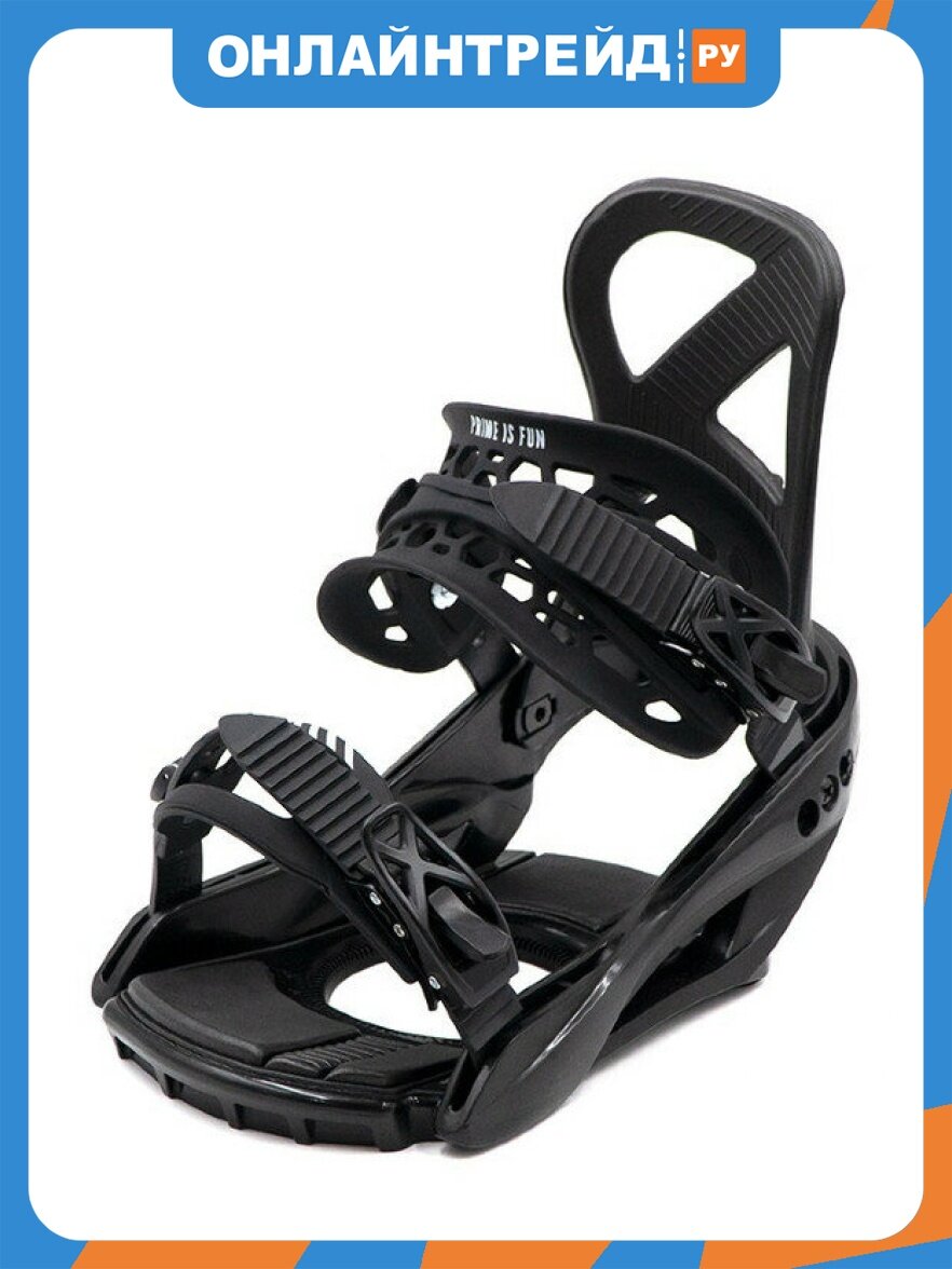 Крепления для сноуборда Prime Snowboards PRIME - FUN-F1 Black, размер M (38-41 RU)