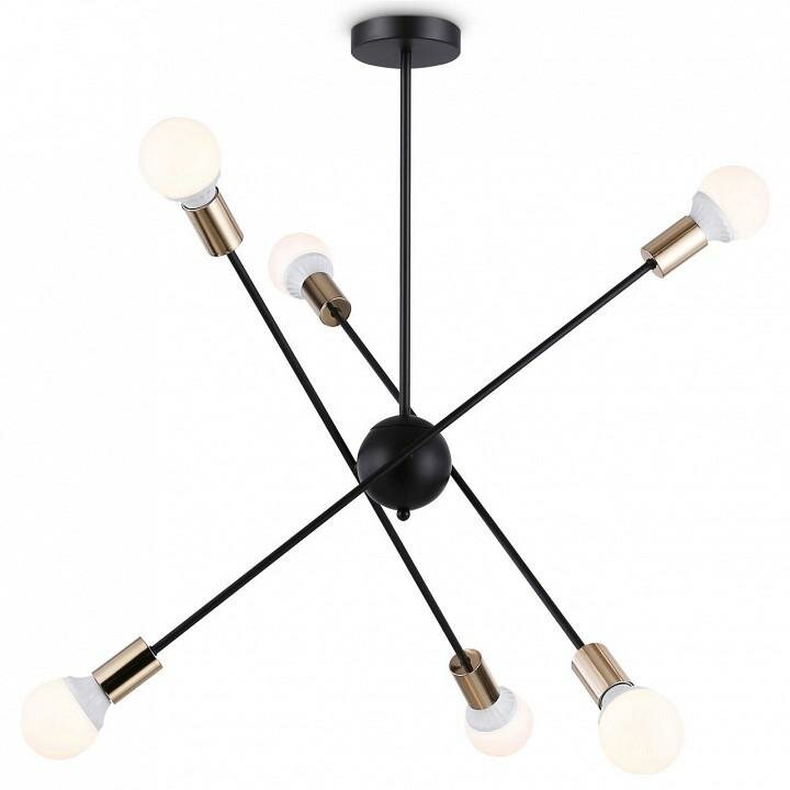 Люстра на штанге Ambrella Light TR TR80435 цвет арматуры Золото, Черный