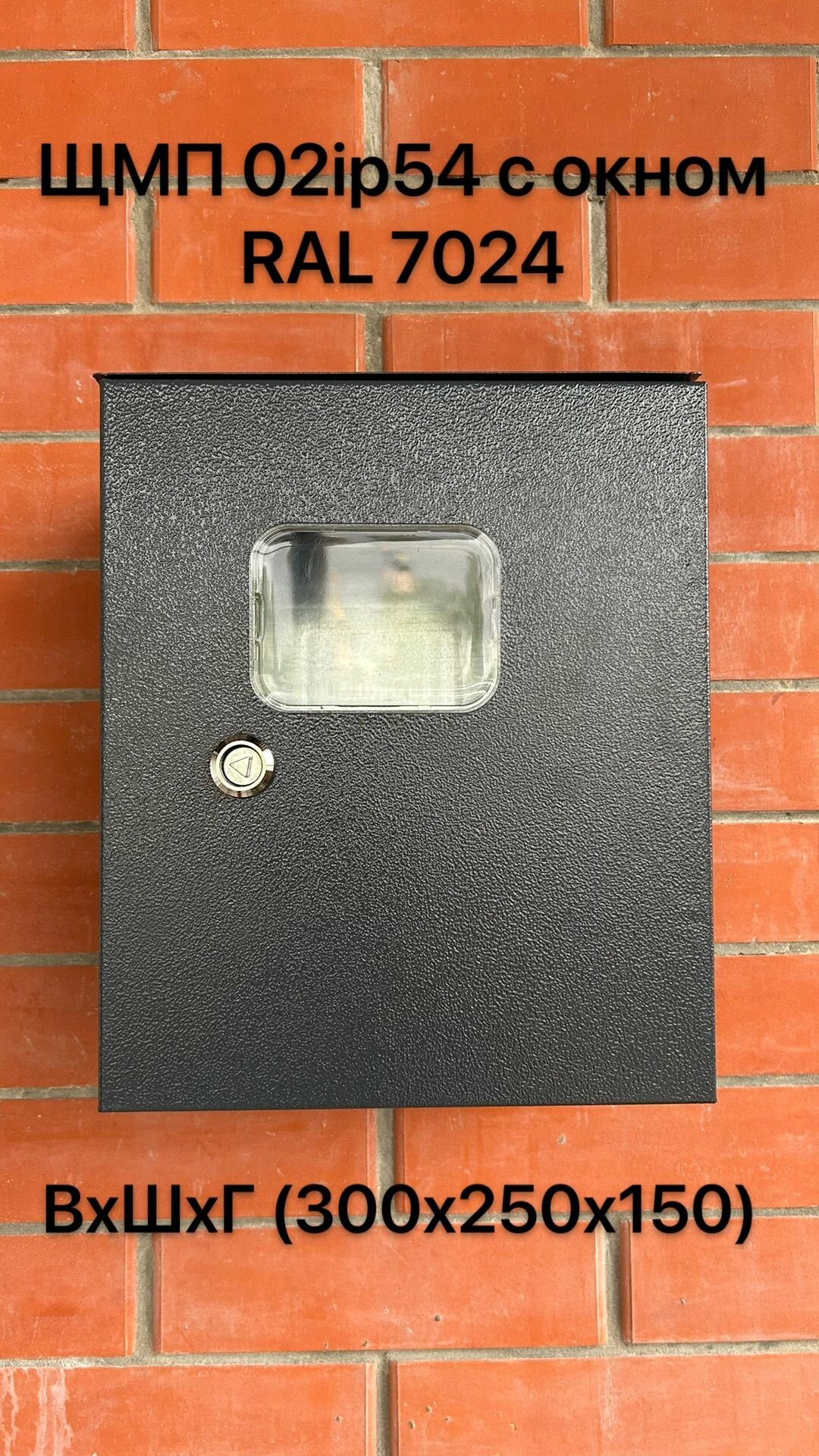 Щит навесной с панелью ЩМП 02 IP54 OK (250х300х150) с окном / уличный