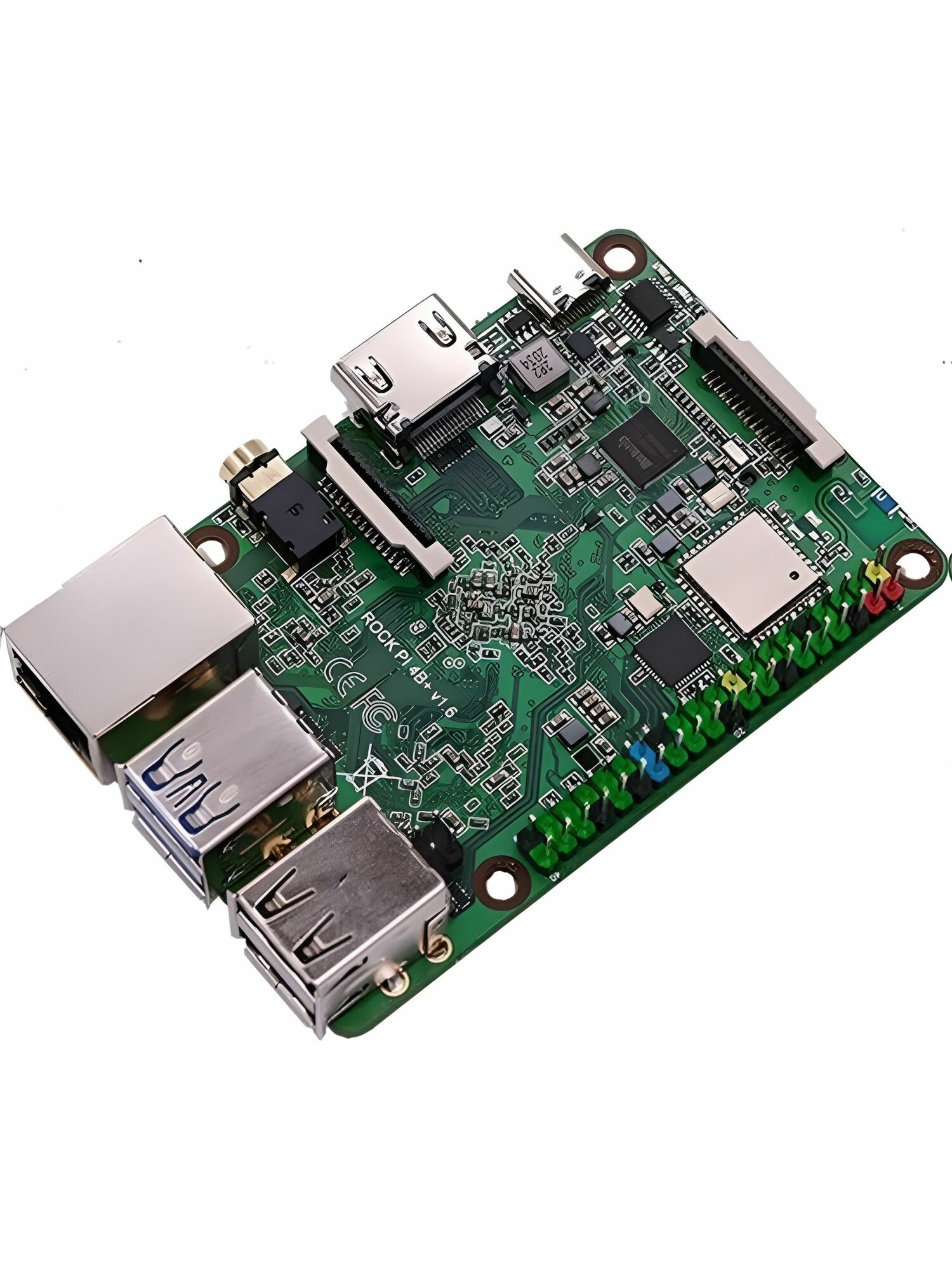 RS114BP-D2E16, Одноплатный компьютер 4B+ 2GB RAM + 16GB eMMC, пр-ль Radxa ROCK