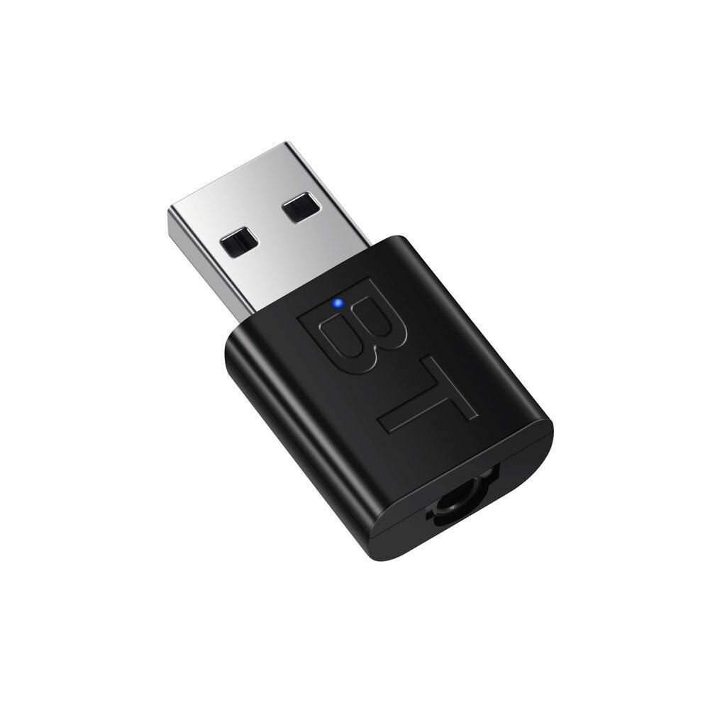 Bluetooth адаптер USB 3.5 мм AUX аудио приемник и передатчик 2 в 1 для машины и компьютера 5.0