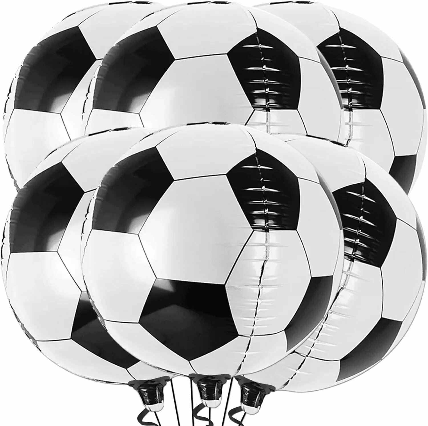 Набор футбольных шаров 22 дюймов 4D Soccer 6pcs