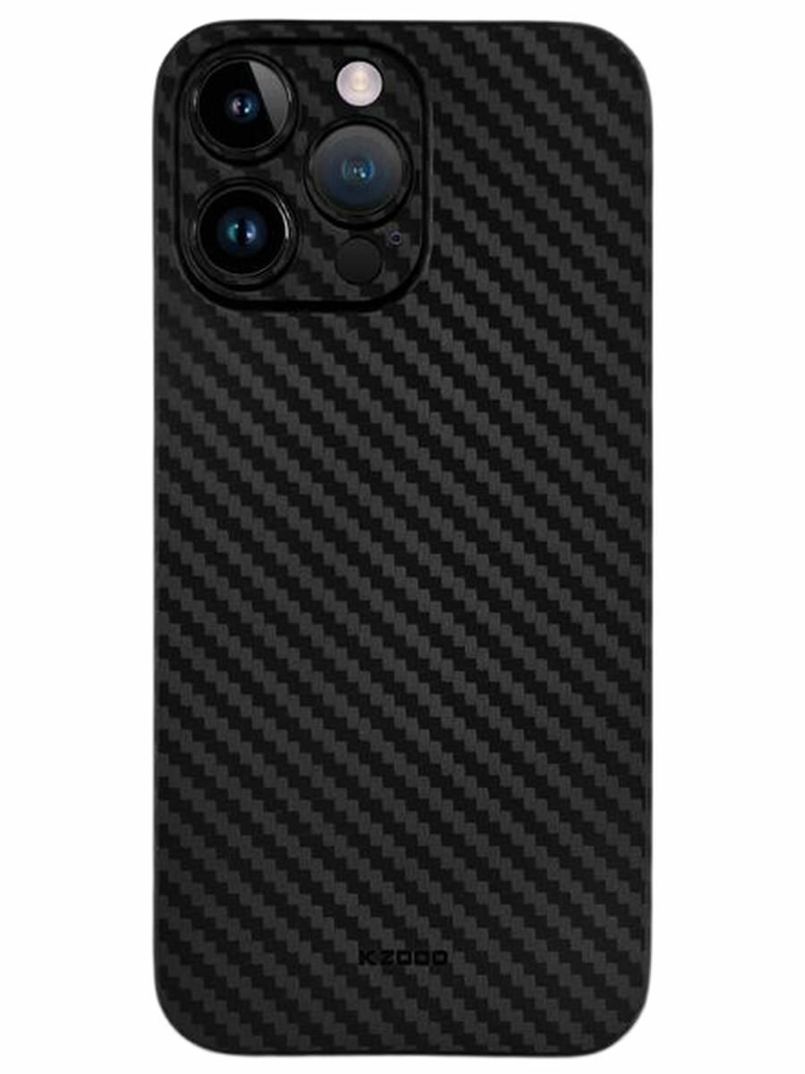 Чехол на iPhone 14 Pro, Air Carbon ультратонкий пластик, черный