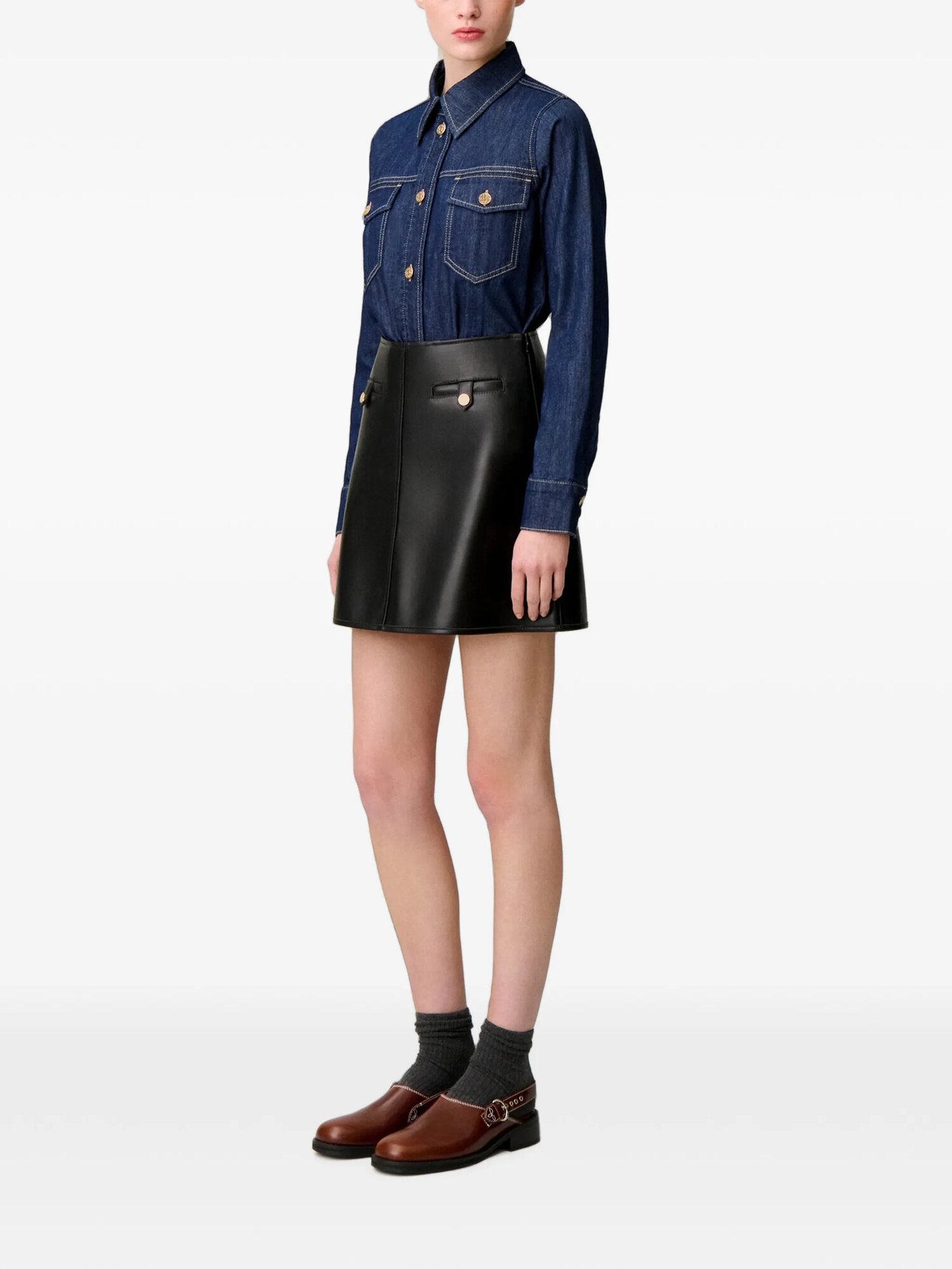 Рубашка CLAUDIE PIERLOT, размер 38 — фото 1