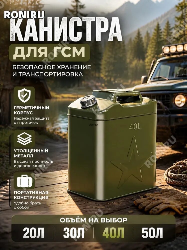 Канистра для ГСМ, 40 л
