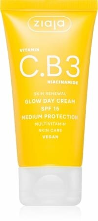 Крем Ziaja Vitamin C. B3 Niacinamide, 150 мл, spf 15