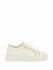 Кроссовки Armani Exchange Logo-plaque lace-up sneakers, размер 41, бежевый/белый