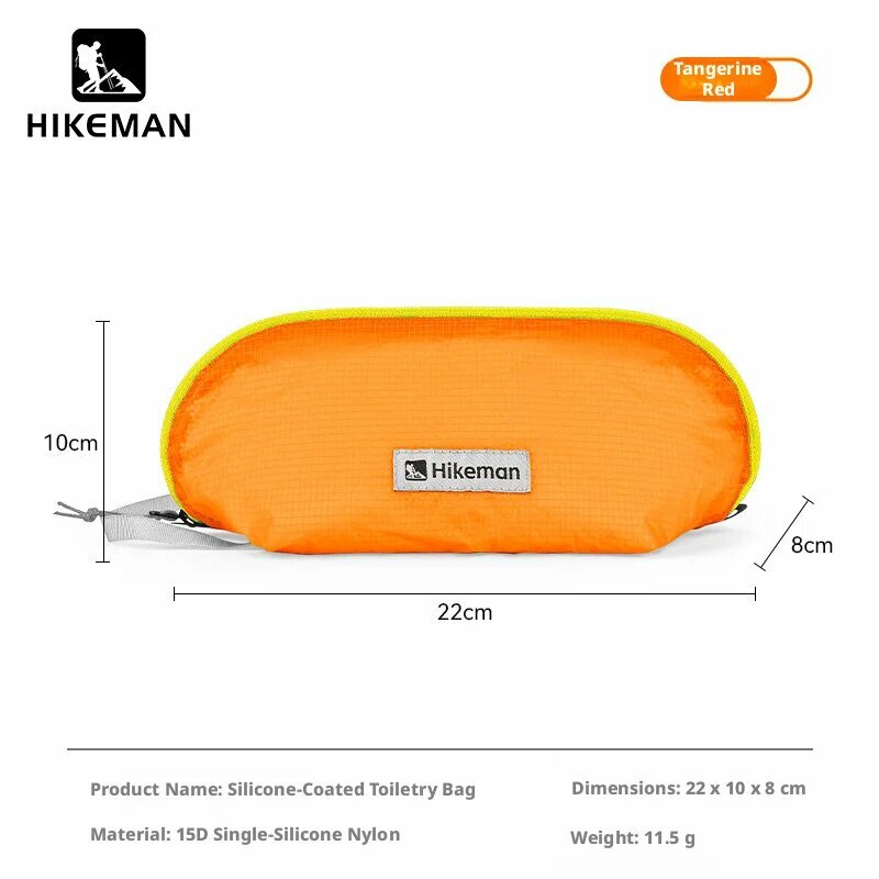 Сумка для туалетных принадлежностей Hikeman, 22x10x8 см, Оранжевый