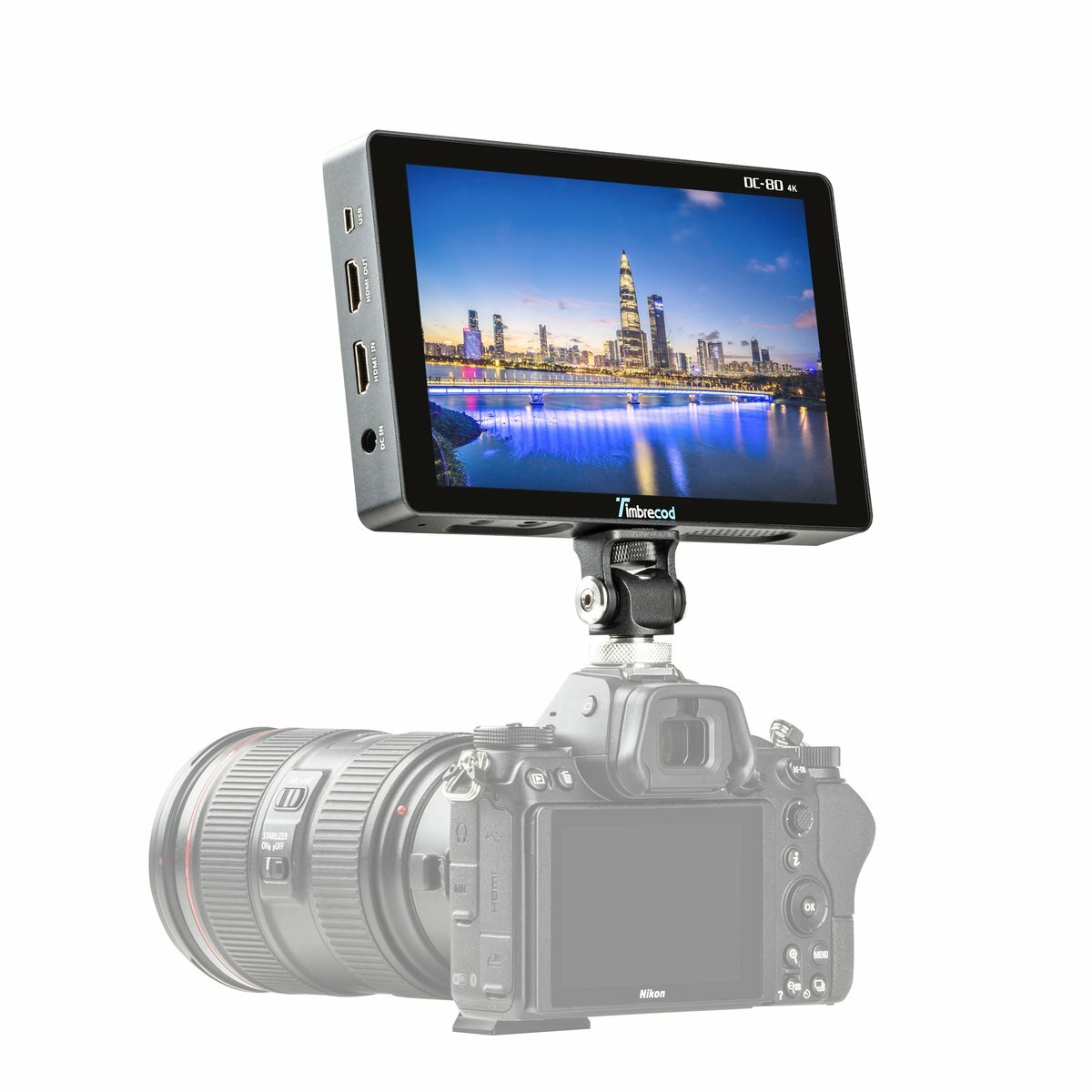 Профессиональный накамерный монитор Viltrox Timbrecod DC-80 7inch HD 4K HD Touch Screen