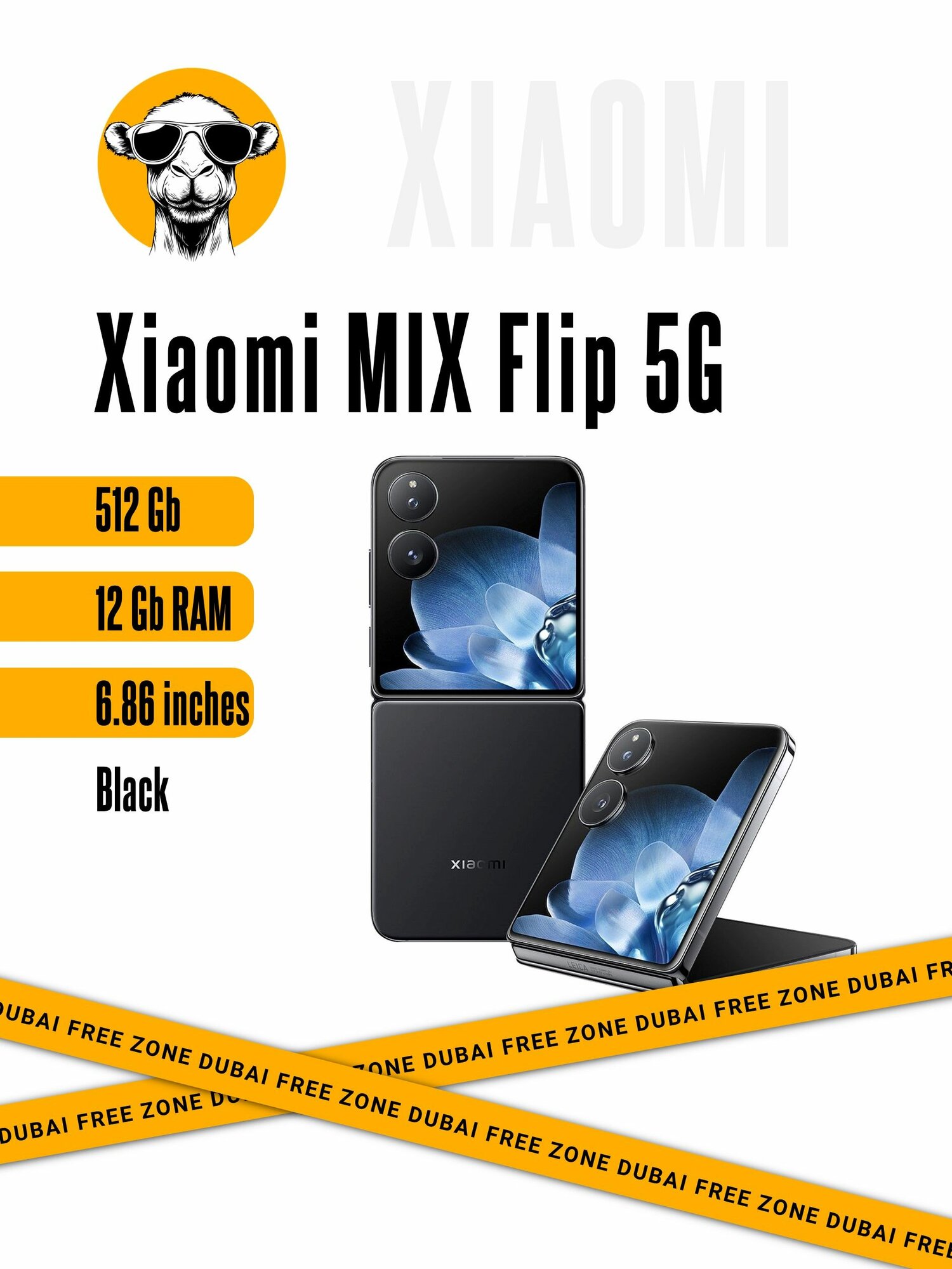 Смартфон Xiaomi MIX Flip 12/512Gb Black/Черный