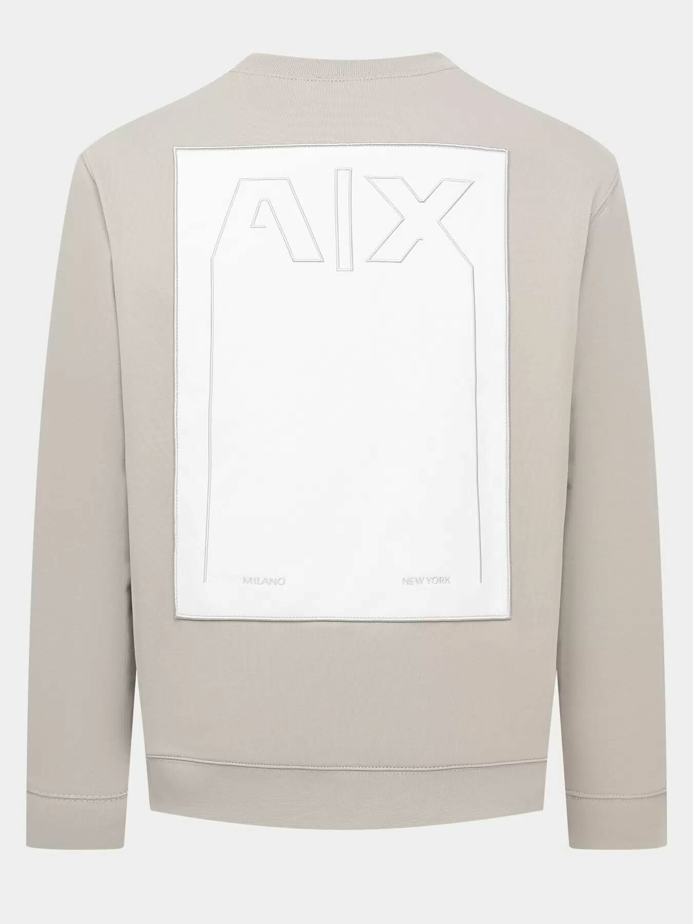 Свитшот Armani Exchange Осень-зима 2025, размер L, , бежевый — фото 1